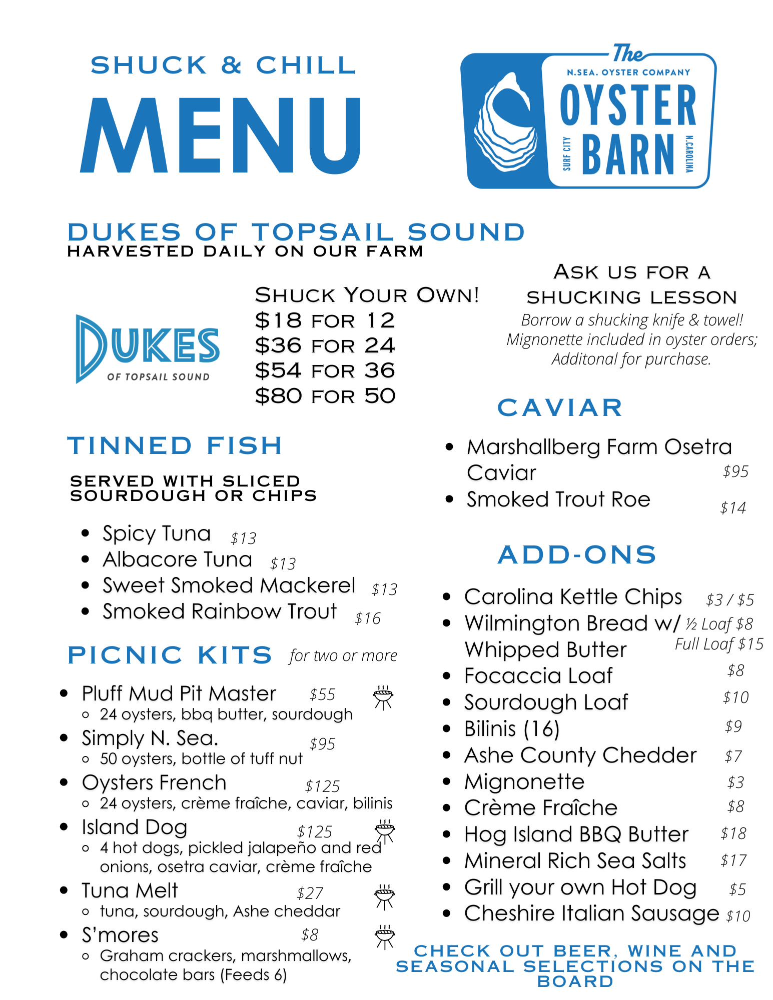 Shuck & Chill Menu – nseaoyster.co